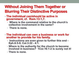 The individual christian and the church | PPTX