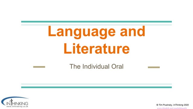 Detailed Powerpoint on the The Individual Oral for the IB | PPTX | Science