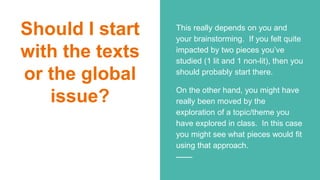 Detailed Powerpoint on the The Individual Oral for the IB | PPTX