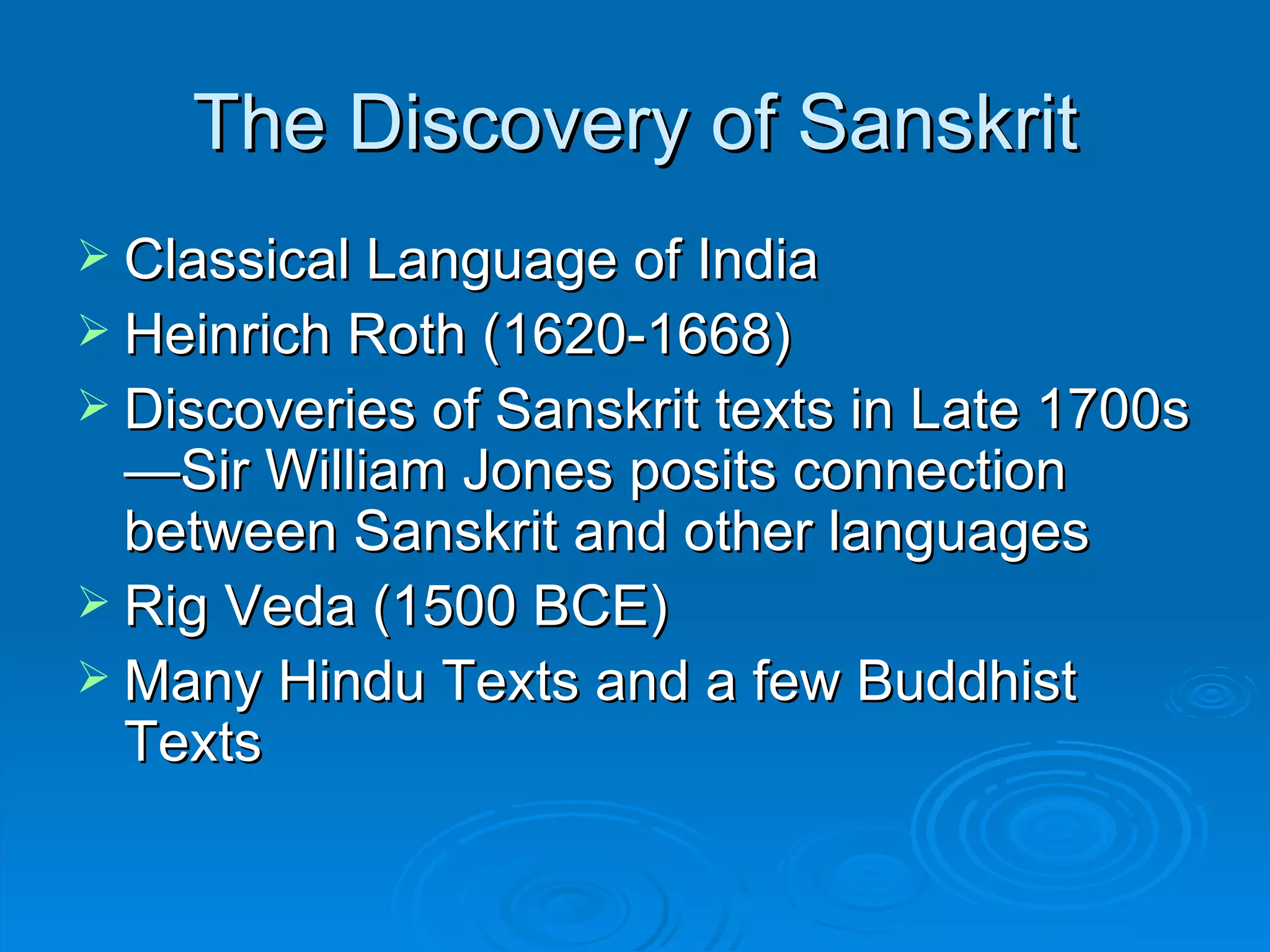The Indo European Languages | PPT