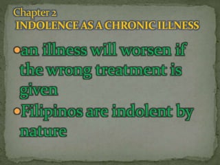 The Indolence of Filipinos | PPTX