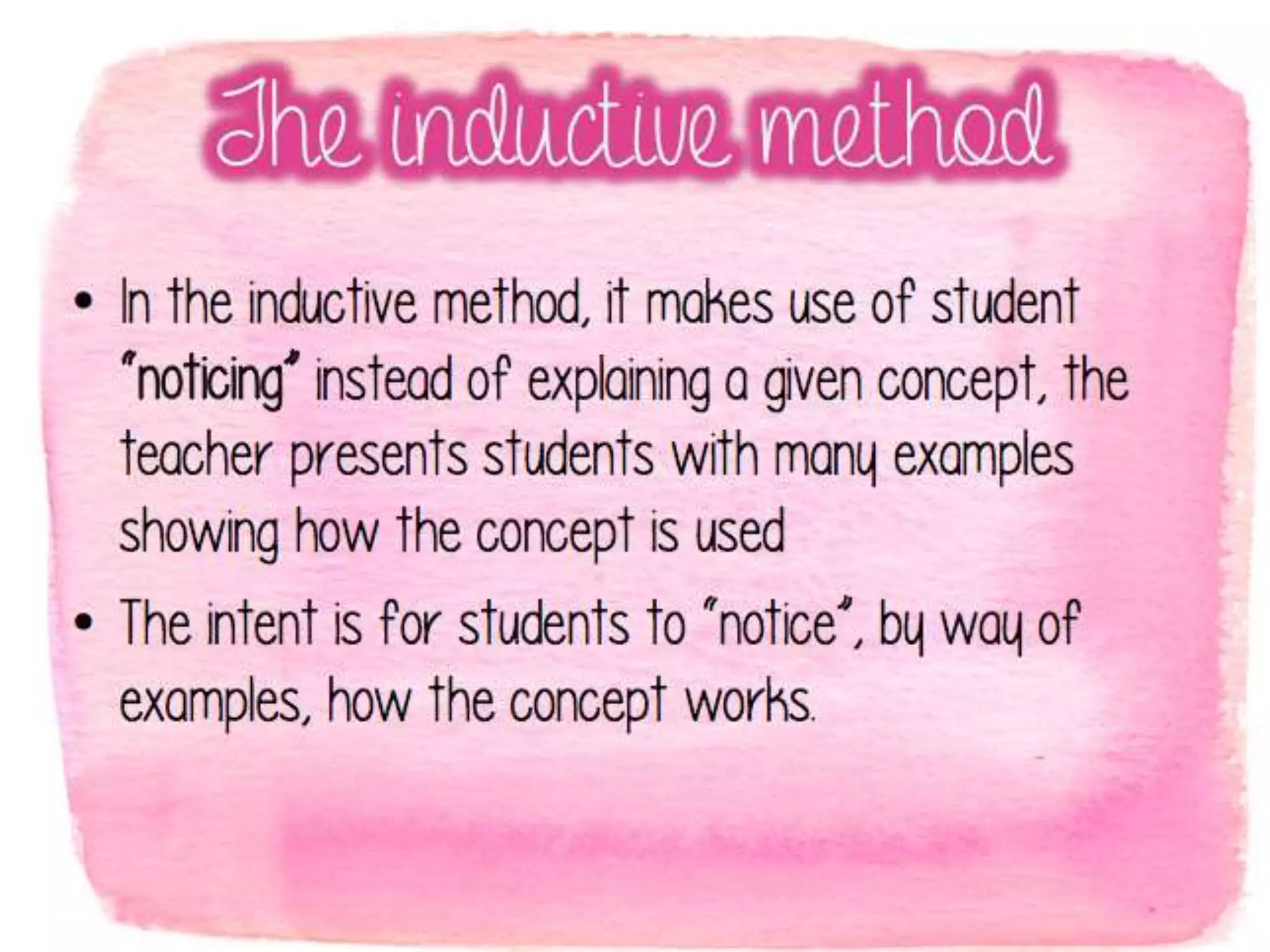 The inductive and deductive method | PPTX