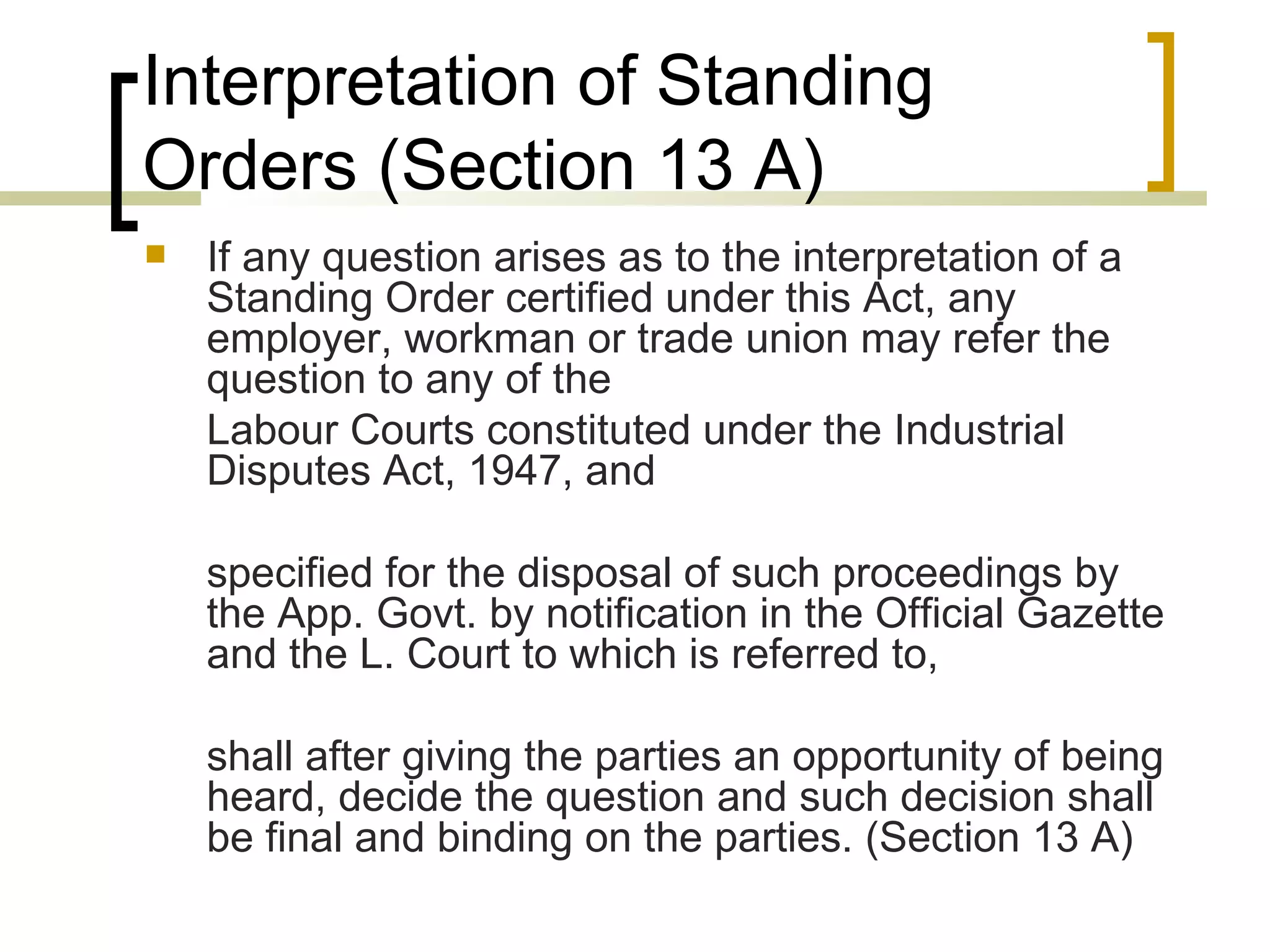 The industrial emp.(standing order) 1946 | PPT