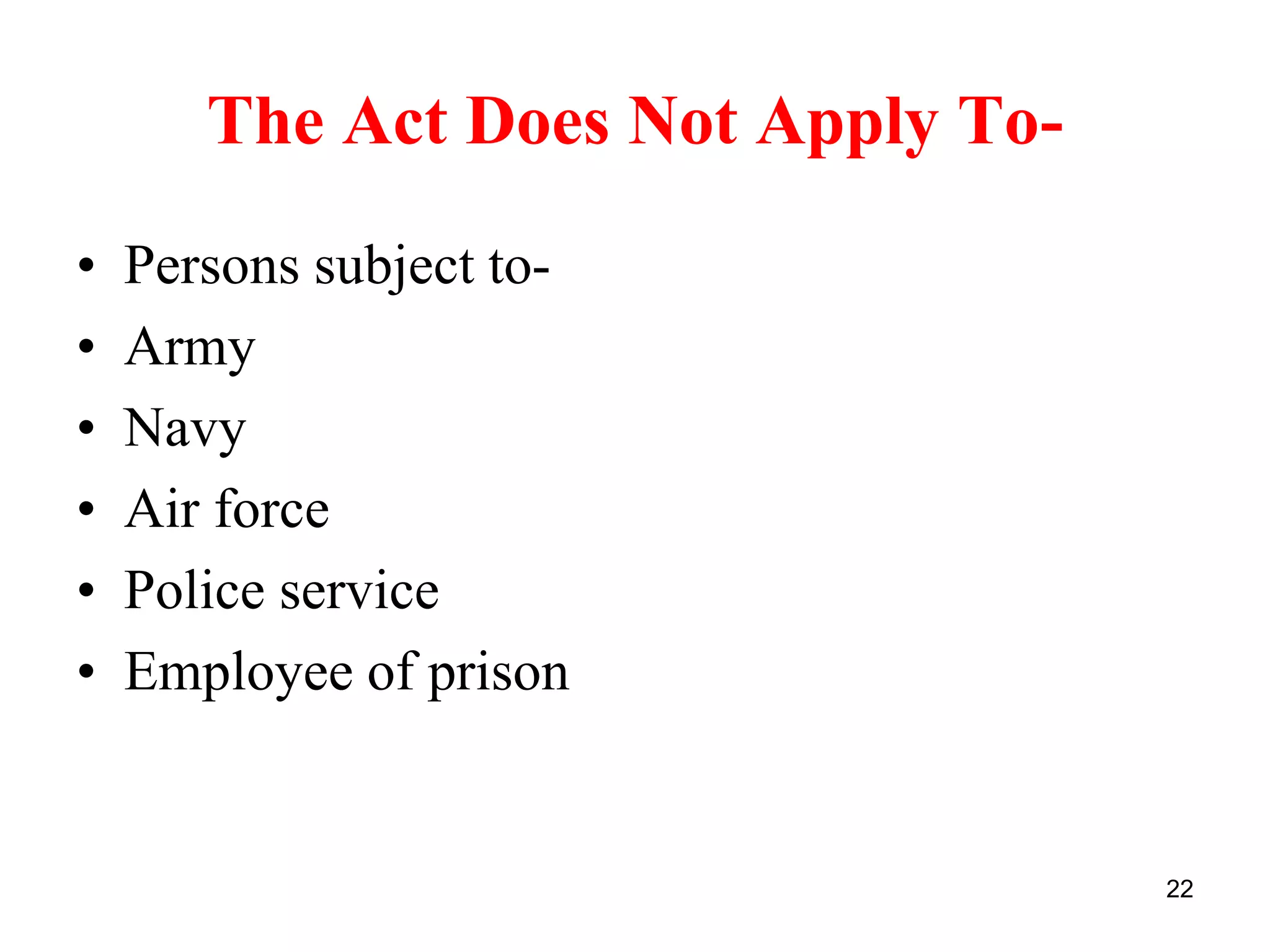 The Industrial Employment Standing Orders Act, 1946 | PPTX