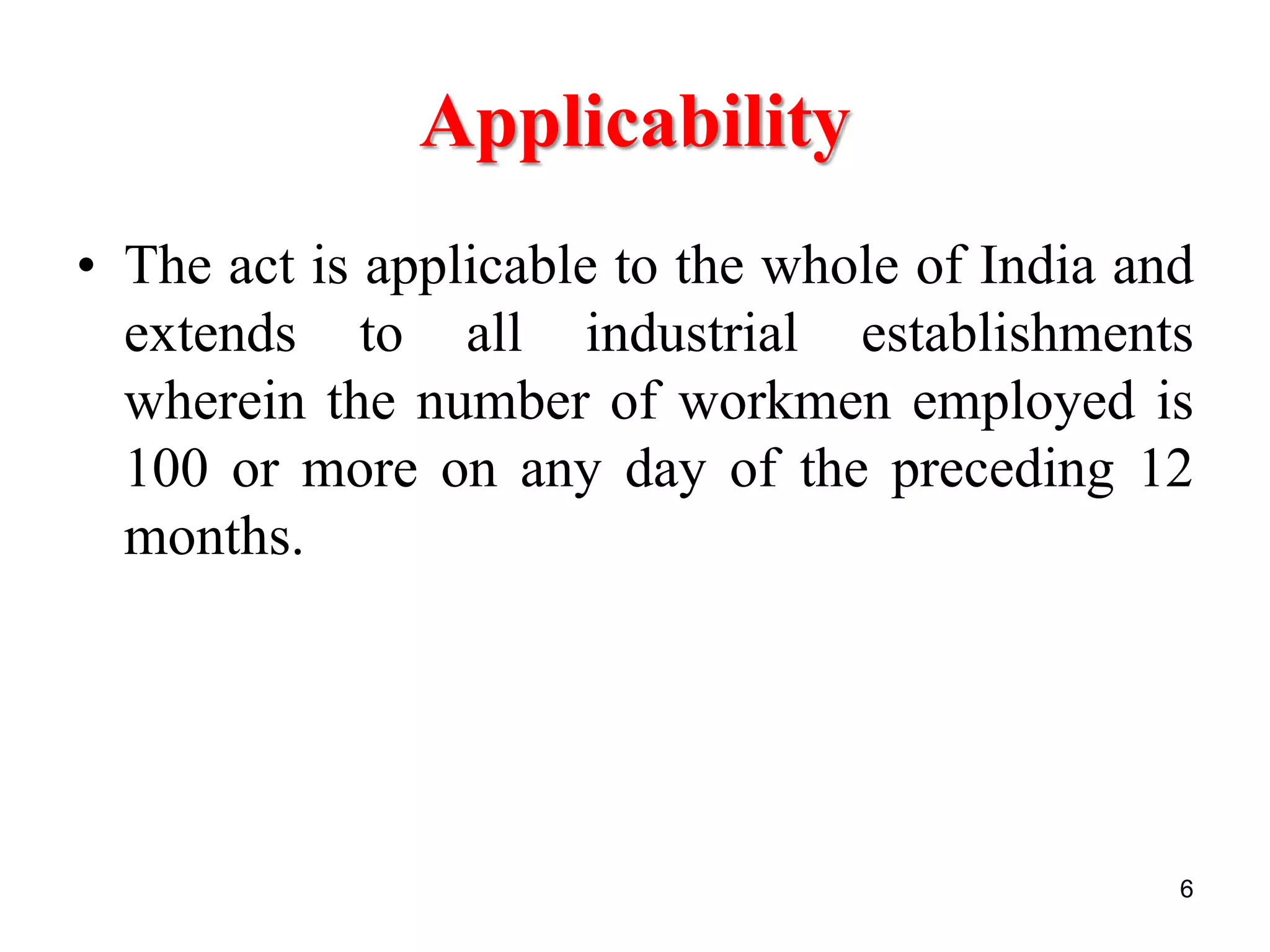 The Industrial Employment Standing Orders Act, 1946 | PPTX