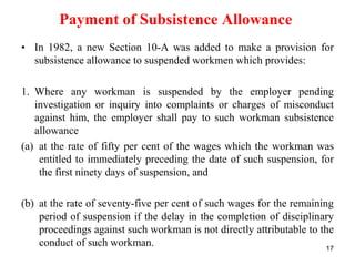 The Industrial Employment Standing Orders Act, 1946 | PPTX