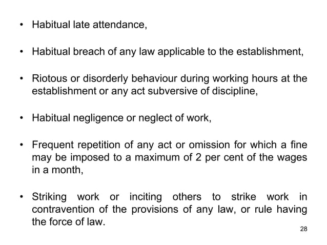 The Industrial Employment Standing Orders Act, 1946 | PPTX
