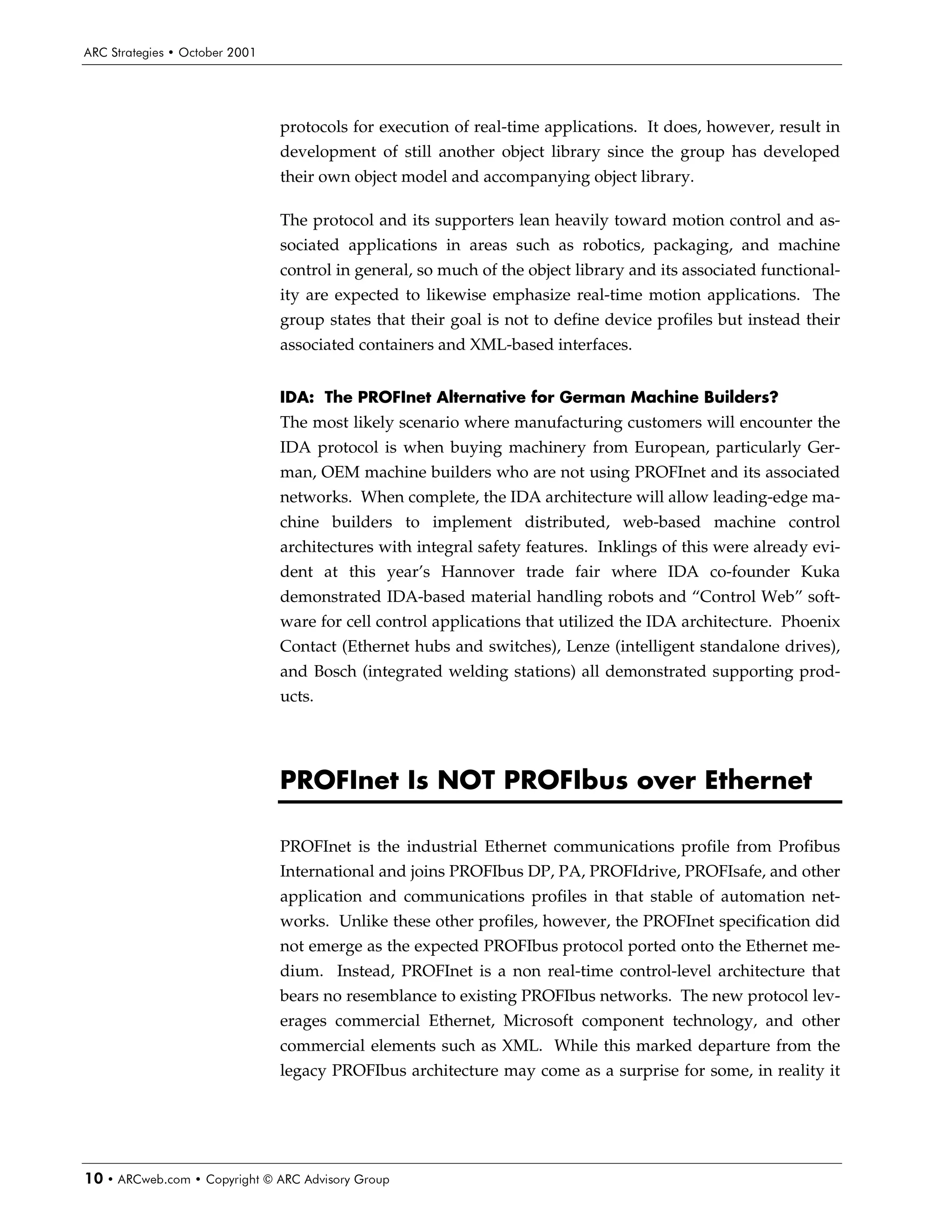 The industrial ethernet protocol wars fieldbus revisited | PDF