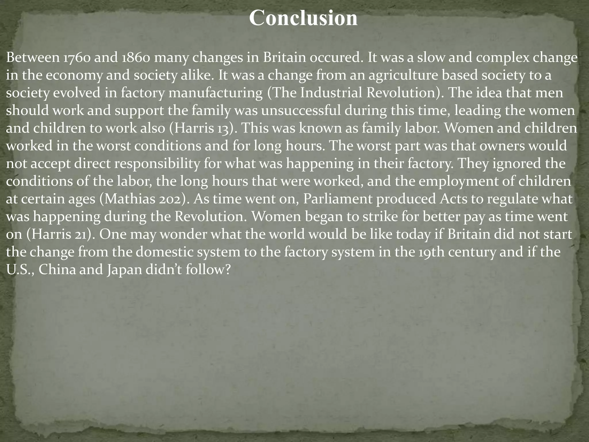 The industrial revolution | PPTX