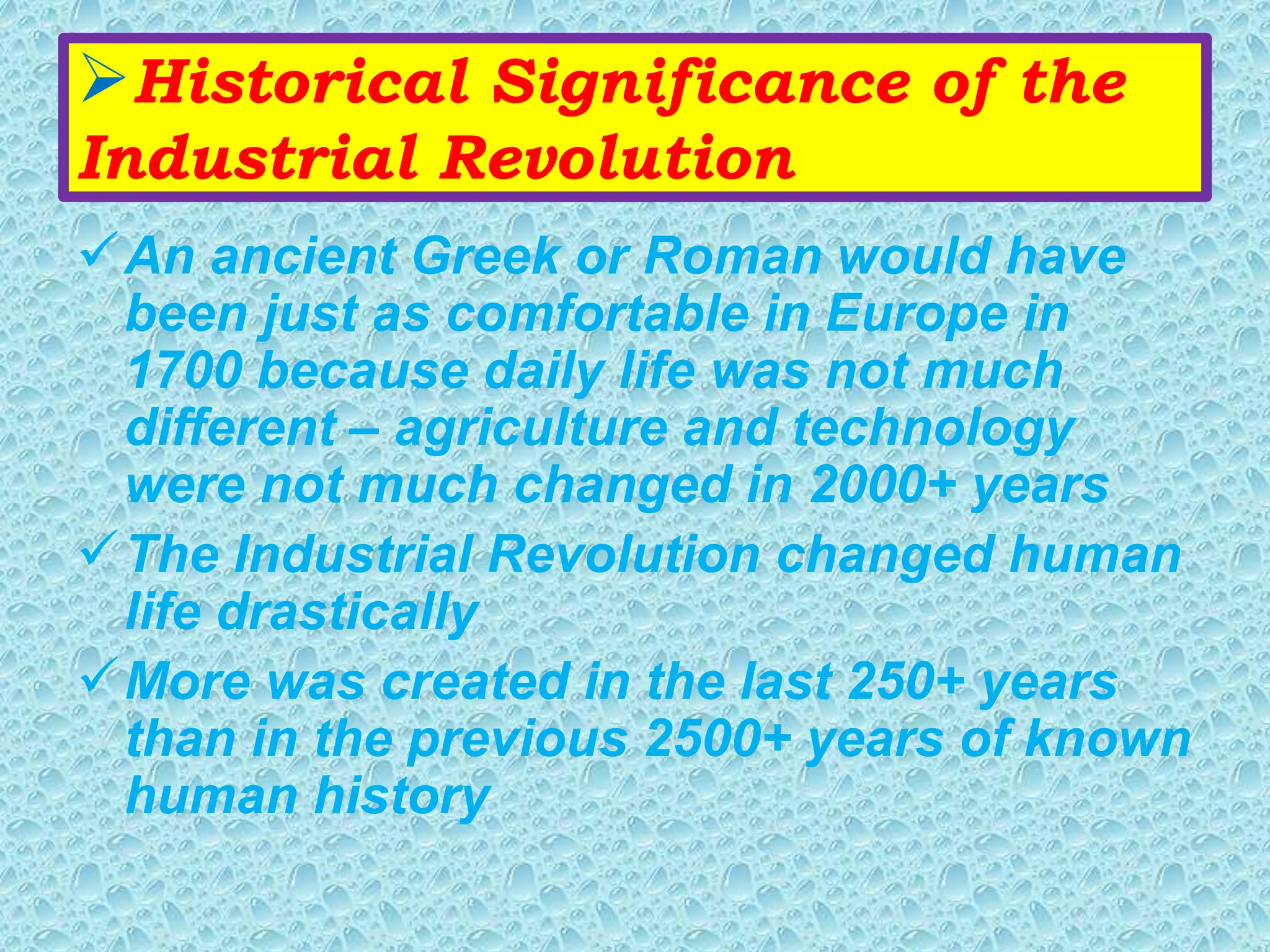 The industrial revolution | PPT