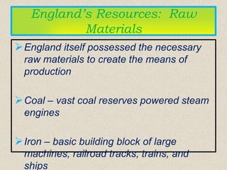 The industrial revolution | PPTX
