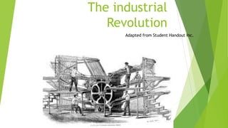 The industrial revolution | PPT