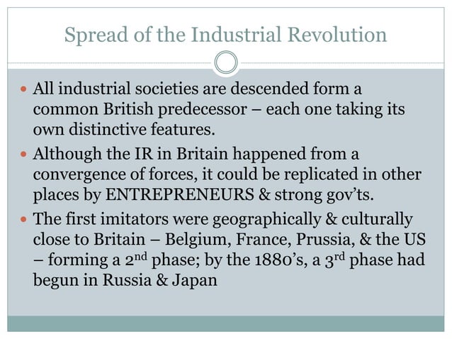 The industrial revolution | PPT