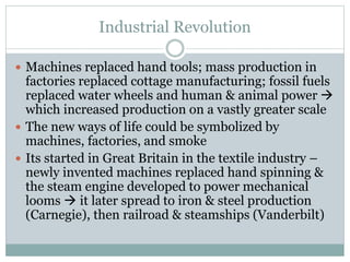 The industrial revolution | PPT