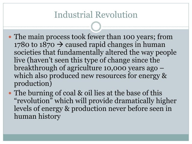 The industrial revolution | PPT