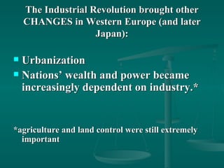 The industrial revolution 2011 | PPT | Economy | Business and Finance