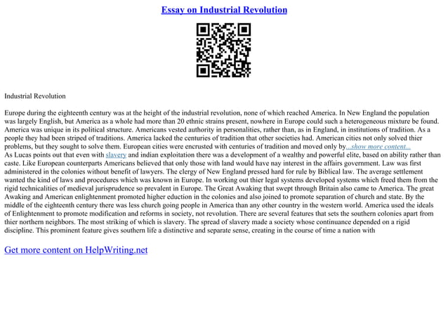 The Industrial Revolution In Europe | PDF