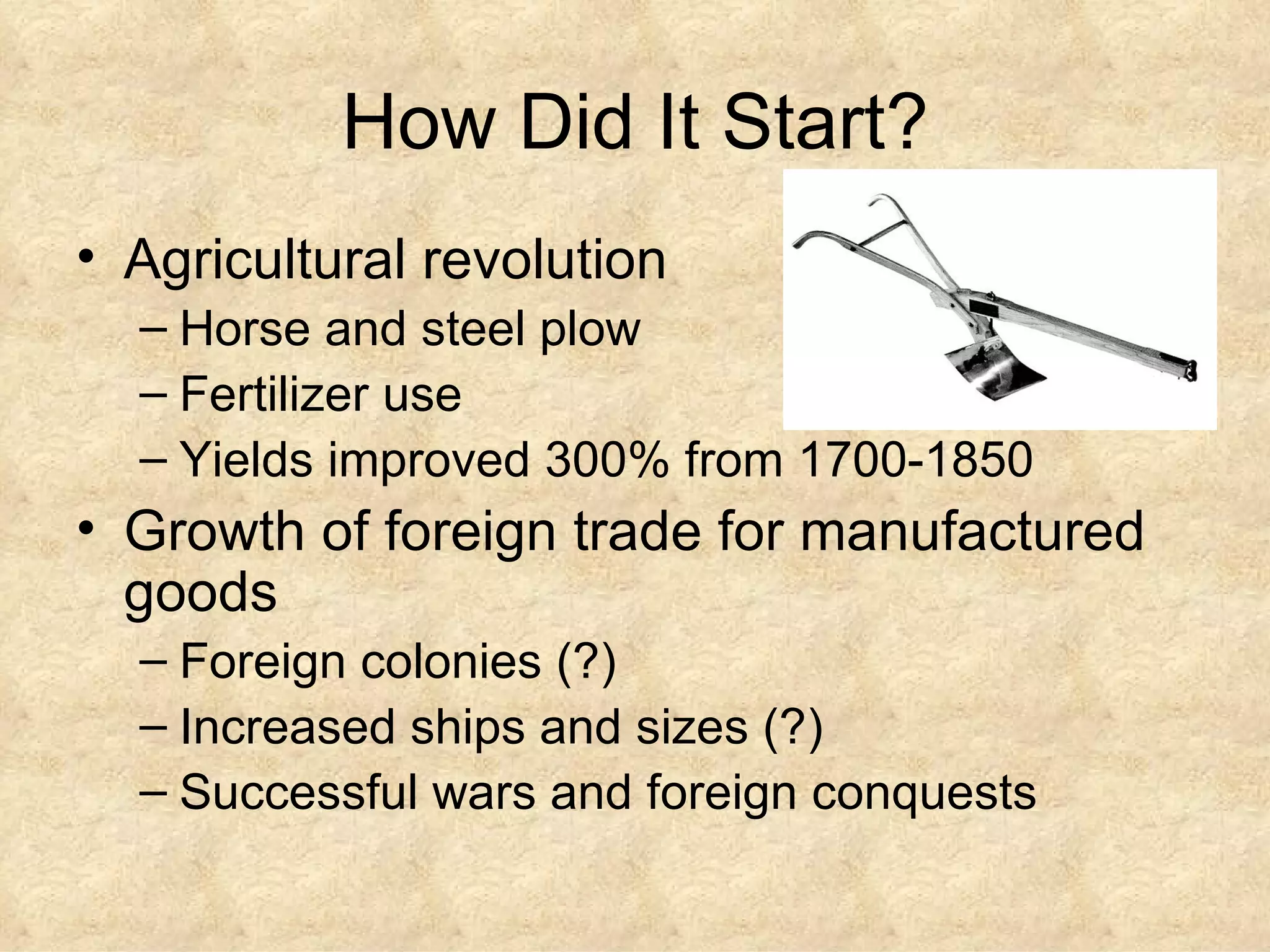 The Industrial Revolution Notes Revised | PPT