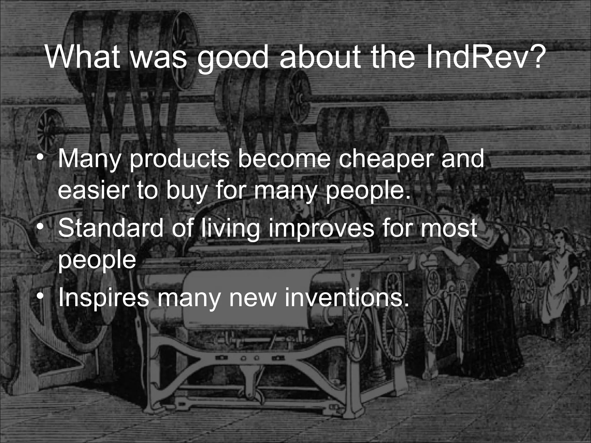 The Industrial Revolution Notes Revised | PPT