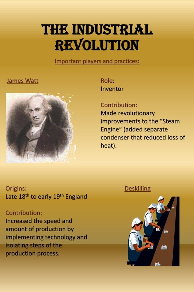 The industrial revolution poster (revised) | PPTX