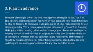 The industry experts' top 11 time management tThe Industry Experts' Top ...