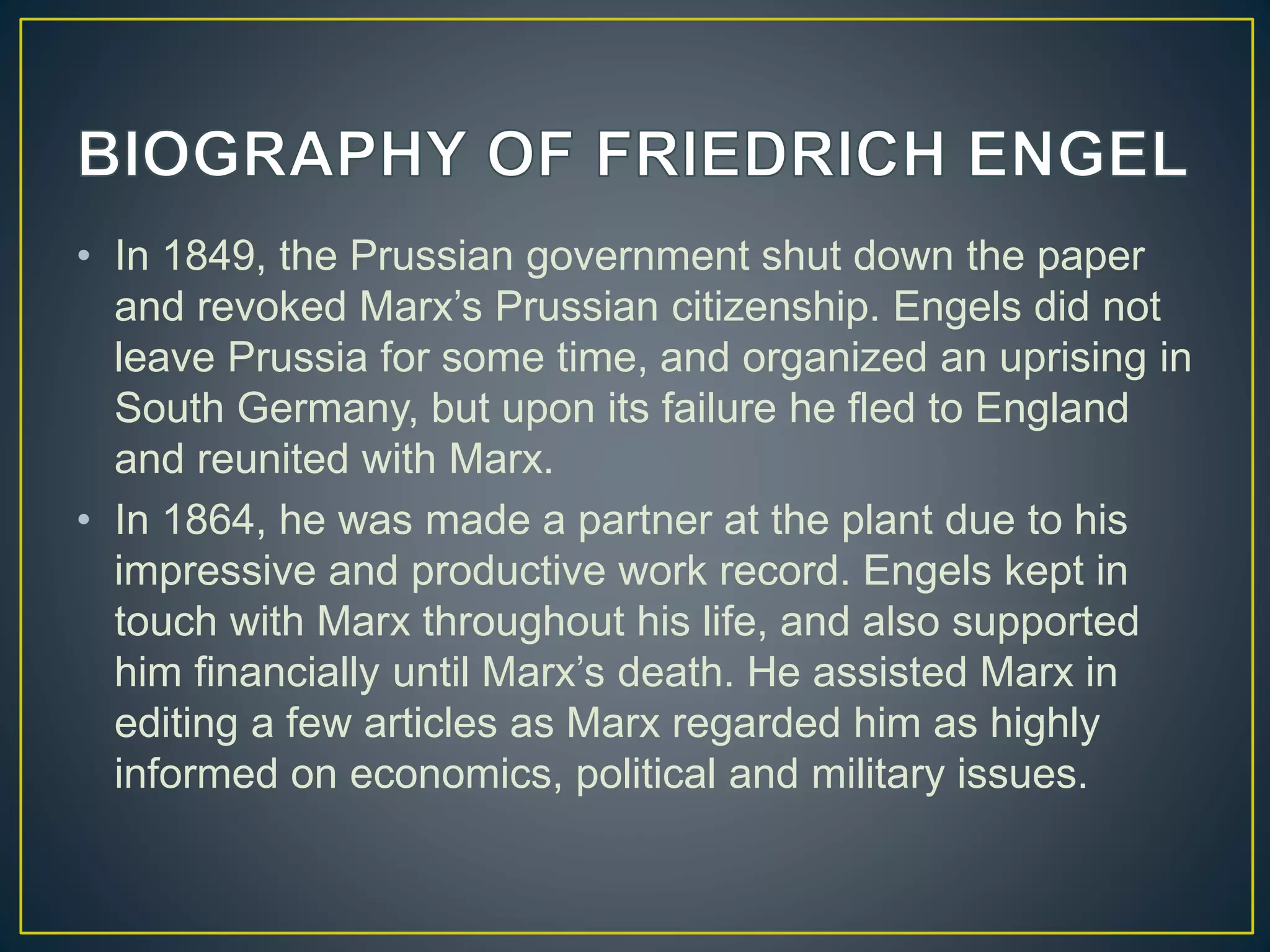 The inexorable system of karl marx report | PPTX | Economy | Business ...