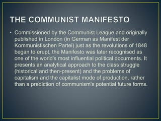 The inexorable system of karl marx report | PPTX | Economy | Business ...