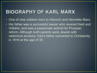 The inexorable system of karl marx report | PPTX | Economy | Business ...