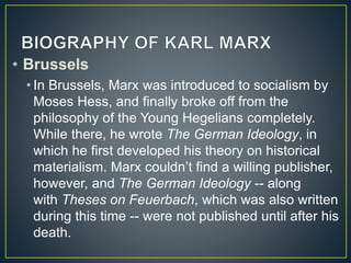 The inexorable system of karl marx report | PPTX | Economy | Business ...