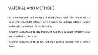 The Infant Aphakia Treatment Study.pptx
