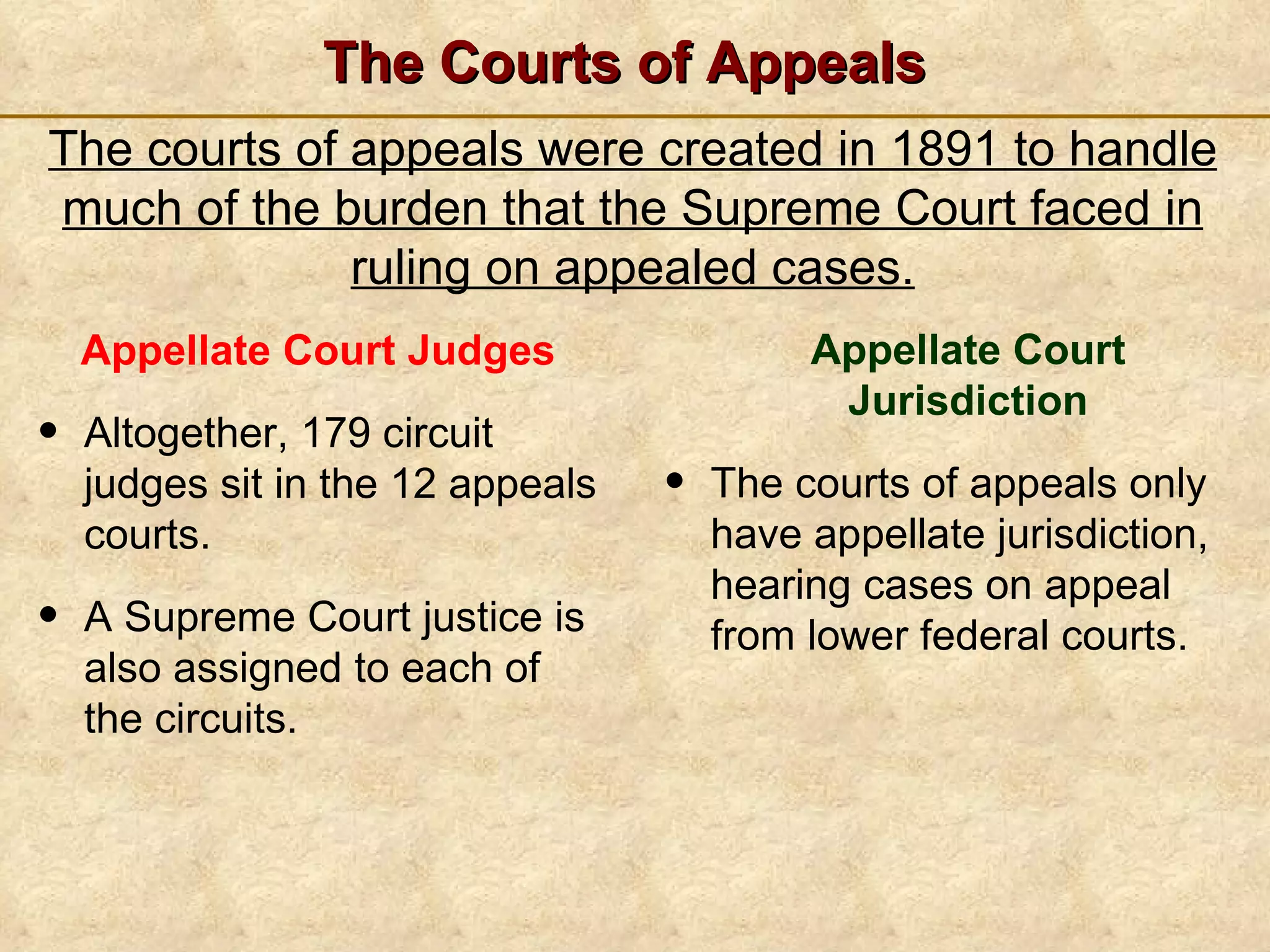 The inferior courts | PPT
