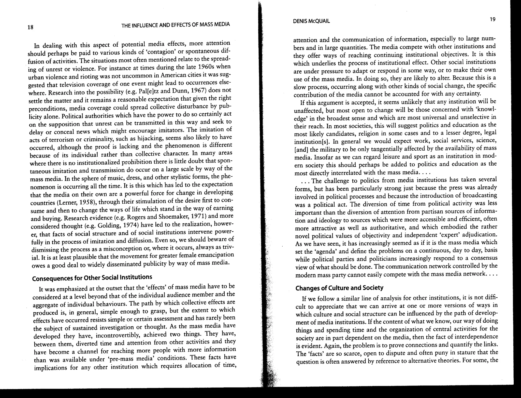 The influence and effects of Mass Media | PDF