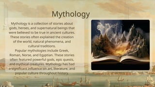 the influence of mythology on modern lit | PPT