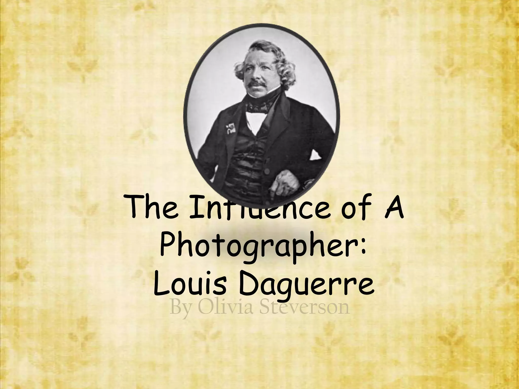 The influence of a photographer | PPTX