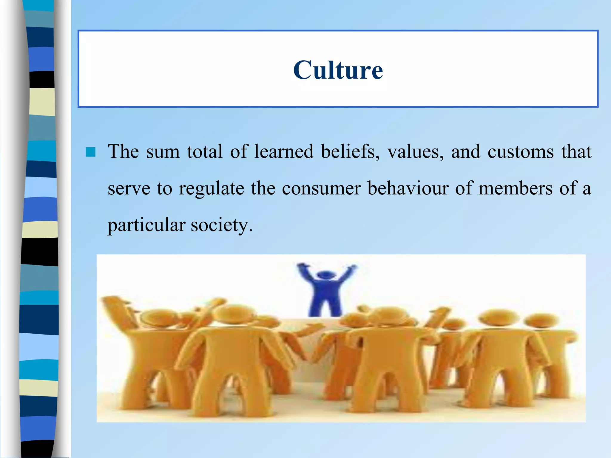 The influence of culture on consumer behaviour | PPTX