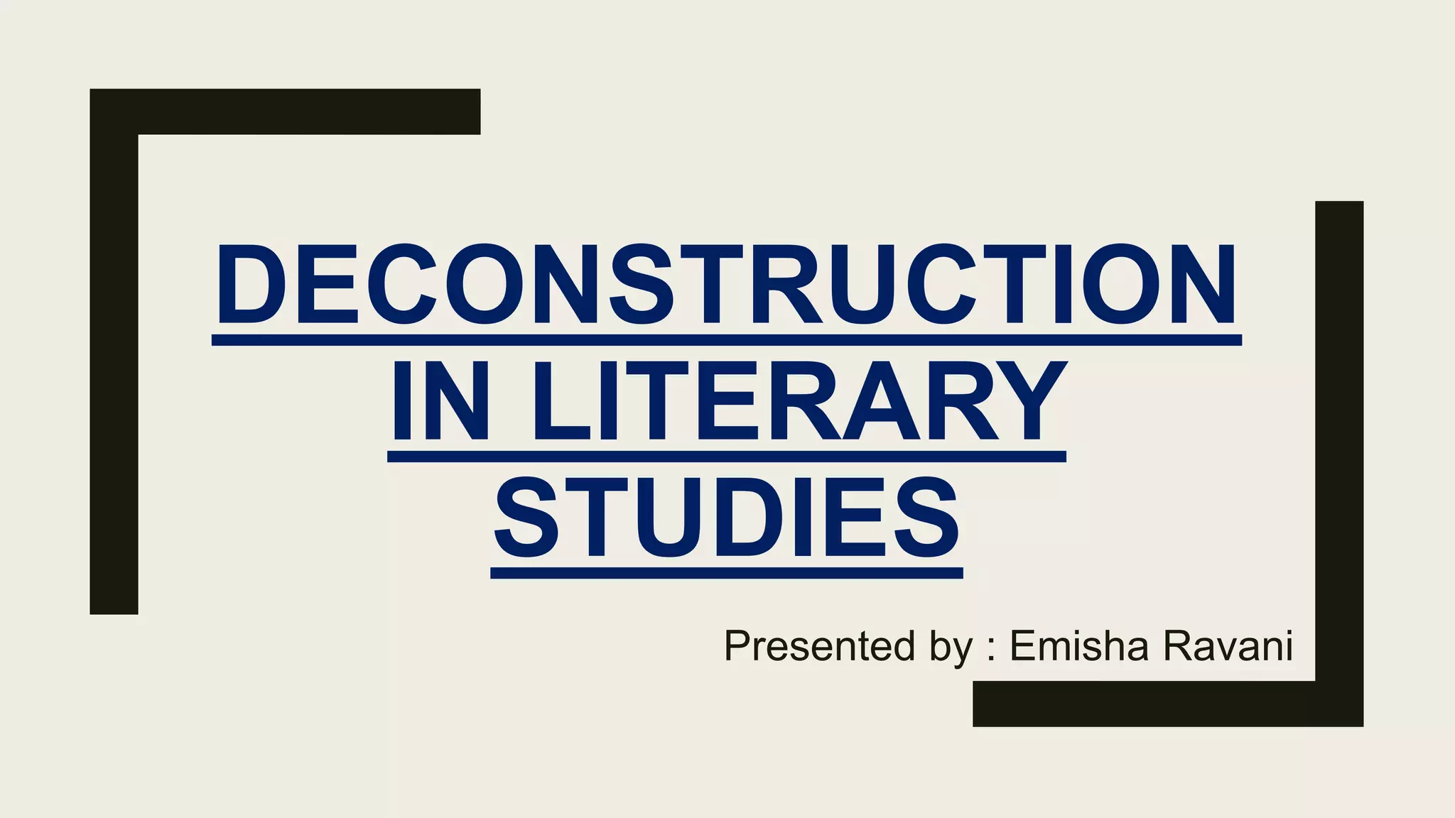 The influence of Deconstruction in the Postmoderninsm Discourse.pptx