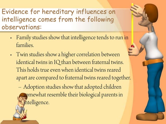 The influence of heredity and environment on intelligence | PPTX ...