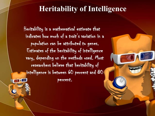 The influence of heredity and environment on intelligence | PPTX ...