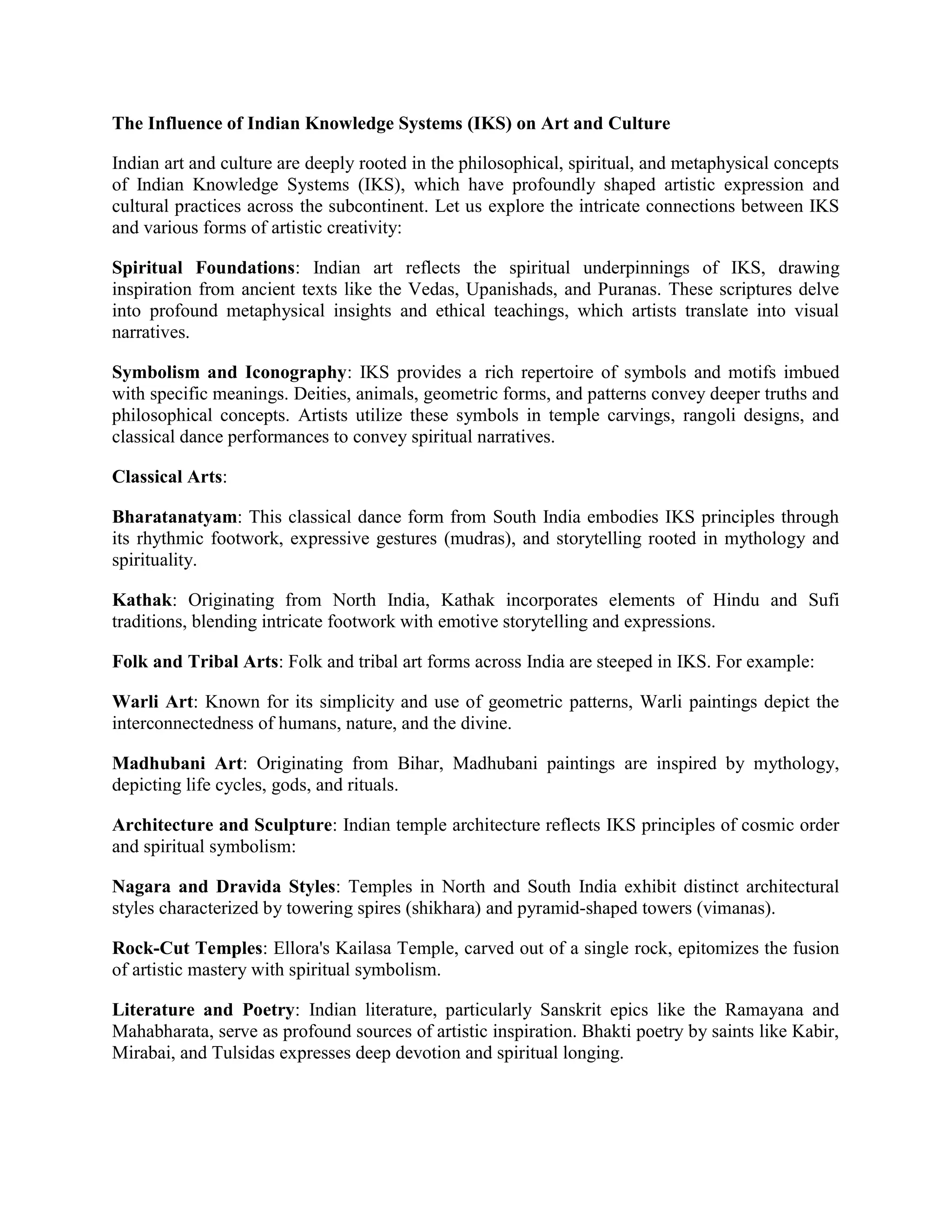 The Influence of Indian Knowledge Systems (IKS) on Art and Culture.pdf