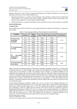 The influence of information technology capability, organizational ...