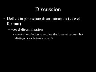 The influence of lexical knowledge on phoneme discrimination in deaf ...