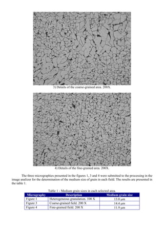 THE INFLUENCE OF MICROSTRUCTURE IN THE HOMOGENEITY OF HARDNESS STANDARD ...