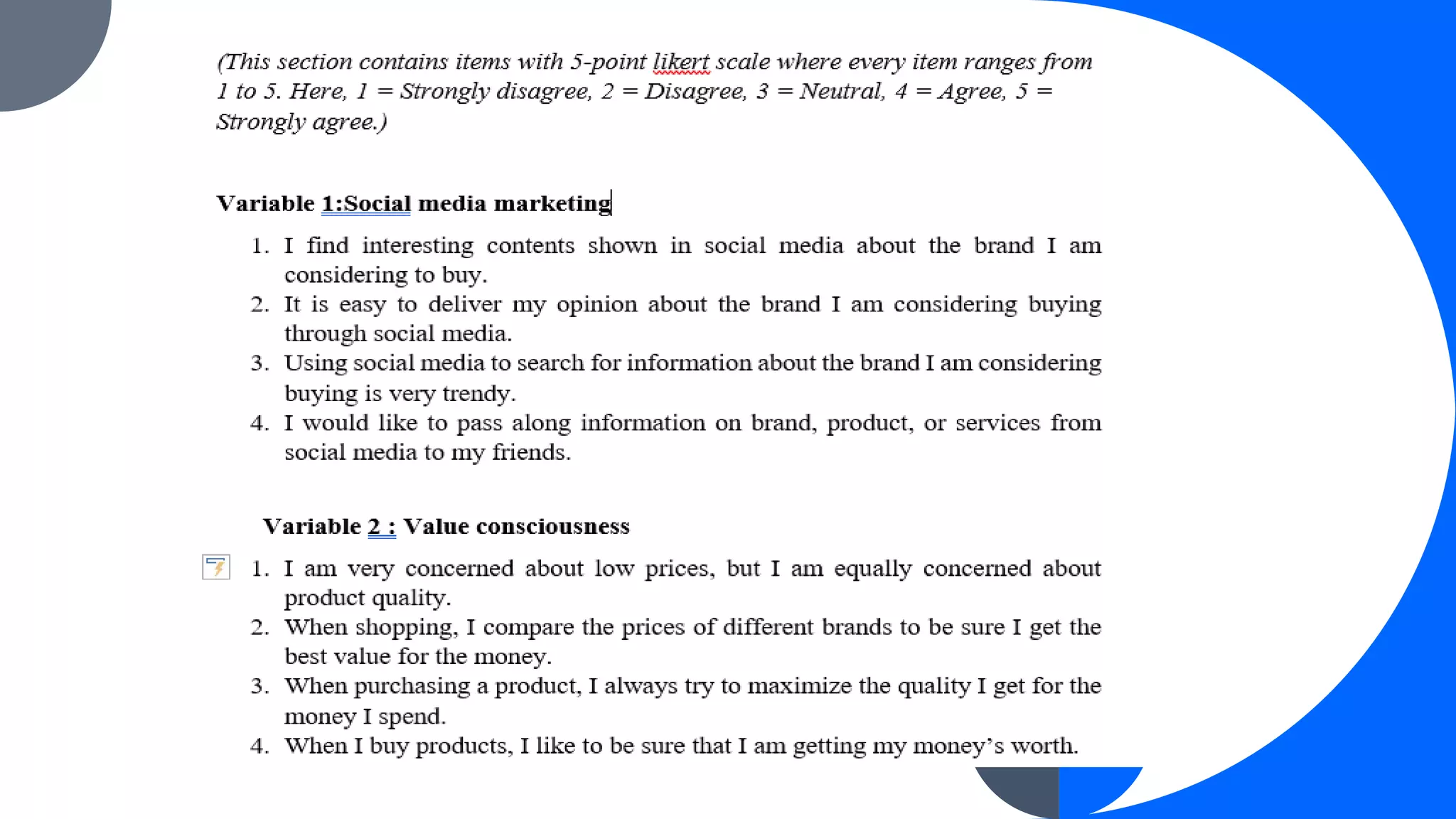 The influence of perceived social media marketing activities.pptx ...