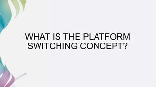 The influence of platform switching in dental implants | PPTX