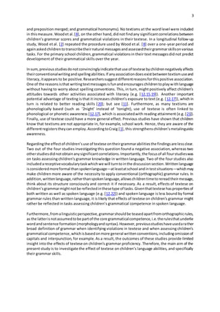 The influence of texting language on grammar and executive functions in ...