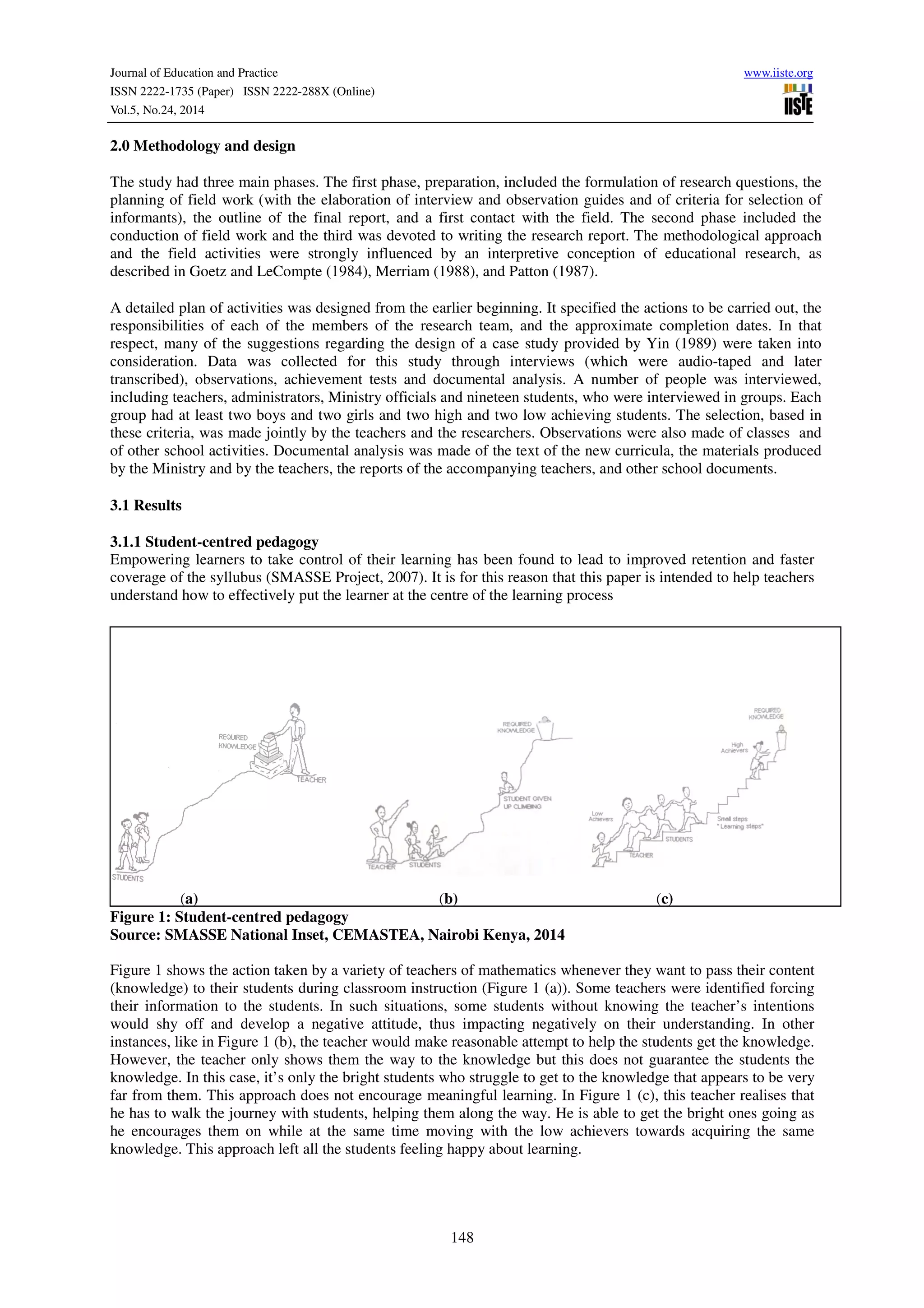 The influence of the asei pdsi approach on students' views and | PDF