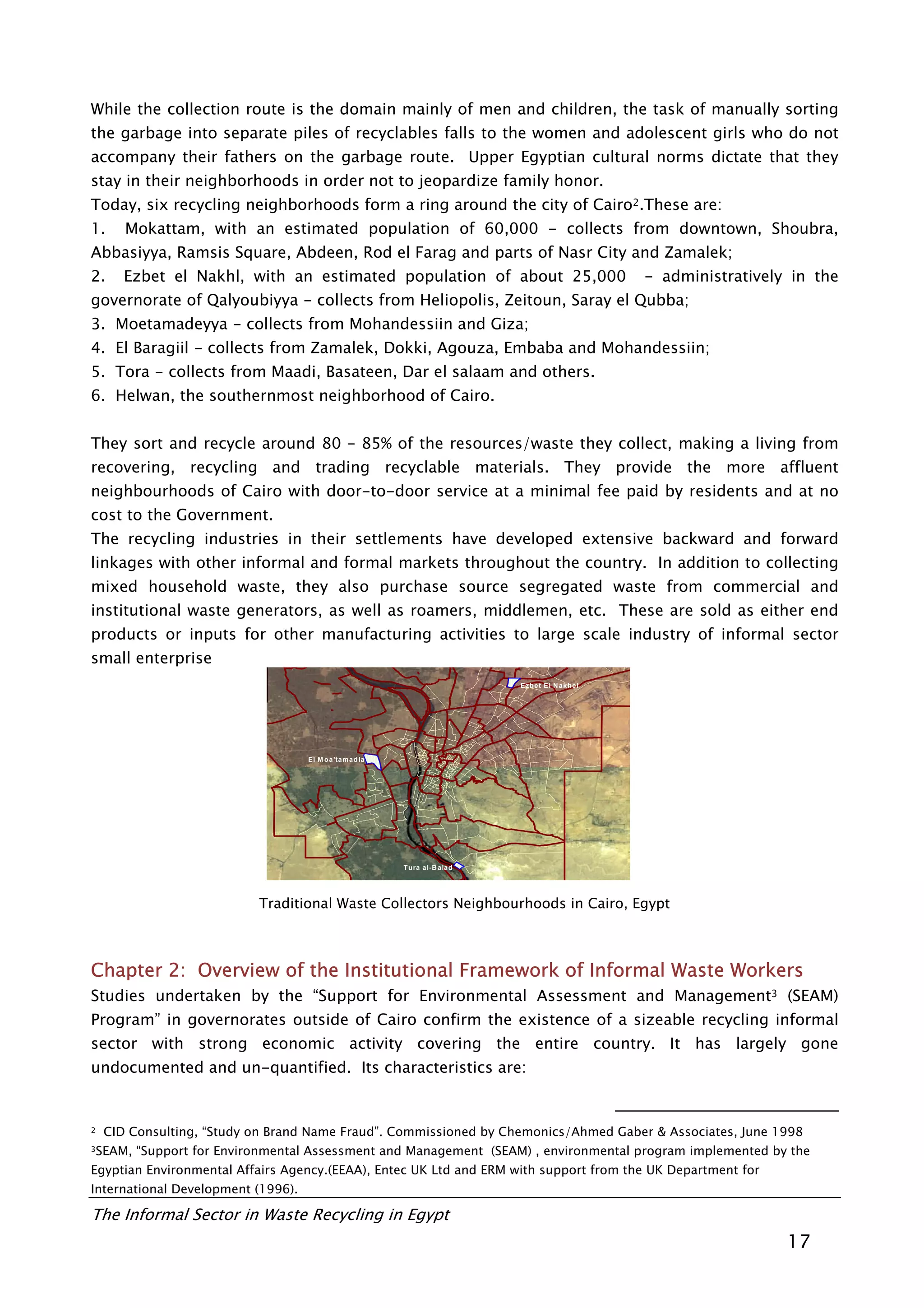 The informal sector in waste recycling in egypt2 | PDF