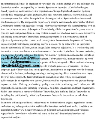 The information needs of an organization vary from one level to anot.pdf