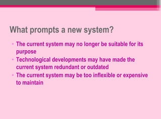 The information systems life cycle | PPT