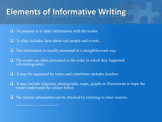 The Informative Essay | PPTX